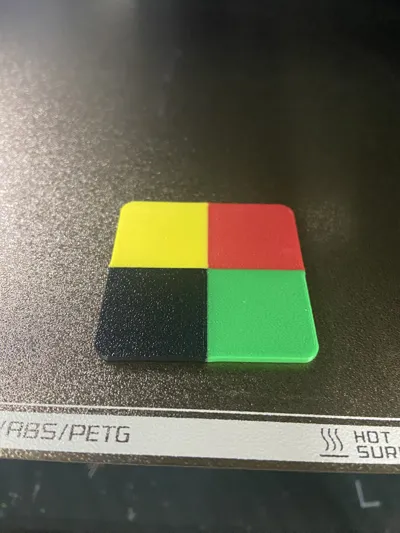 Multicolor AMS simple tests by sagat MakerWorld: Download Free 3D Models