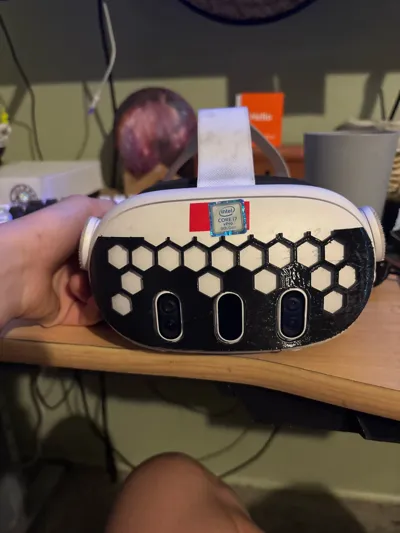 Meta Quest 3 Shield Hexagon Pattern by MadRajib MakerWorld: Download ...