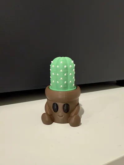 Cute Cactus Succulent Keyboard Clicker No Supports by 3DeepDesigns ...