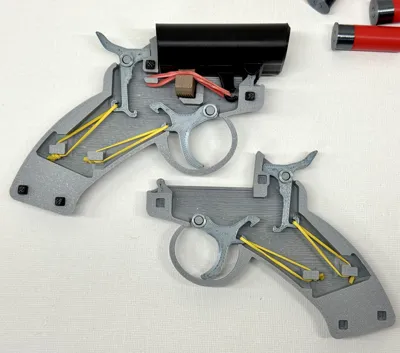 Double Barrel Pistol Shotgun - Fidget by Megatiks MakerWorld: Download ...