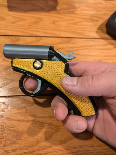 Double Barrel Pistol Shotgun - Fidget by Megatiks MakerWorld: Download ...