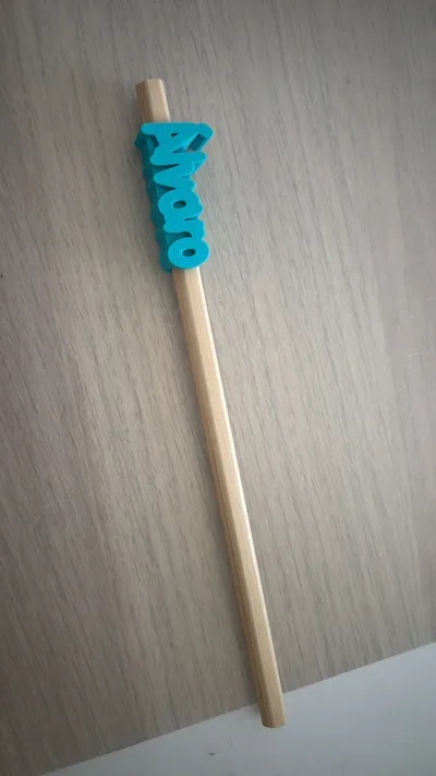 Names for Pencil / Pencil Names v1 A-K - Free 3D Print Model - MakerWorld