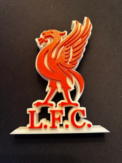 Liverpool LFC Logo Table Stand by 5kyrunn3r - MakerWorld