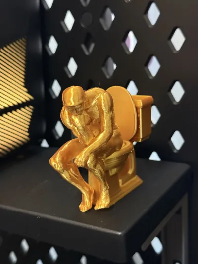 the Thinker on the toilet by Paulo_Chaves_Brasil MakerWorld: Download ...