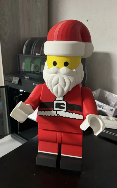 Mega Lego-Like Santa (Remix) 10:1 Remixed by jarvizar - MakerWorld