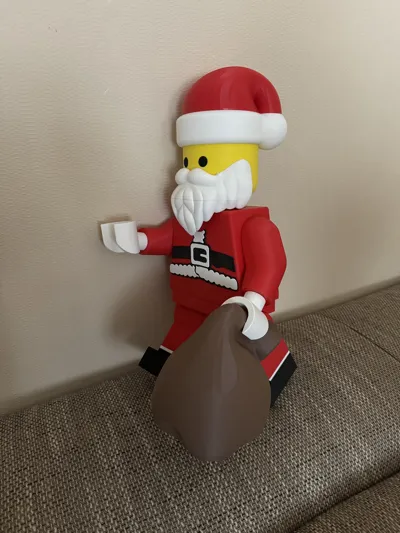 Mega Lego-Like Santa (Remix) 10:1 Remixed by jarvizar - MakerWorld