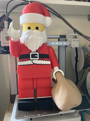 Mega Lego-Like Santa (Remix) 10:1 Remixed by jarvizar - MakerWorld