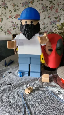 Mega Lego-Like Santa (Remix) 10:1 Remixed by jarvizar - MakerWorld