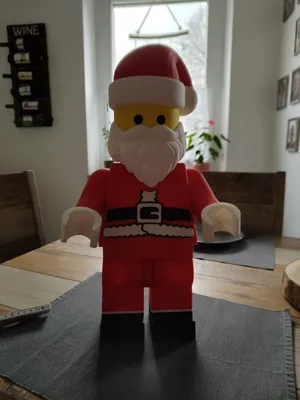 Mega Lego-Like Santa (Remix) 10:1 Remixed by jarvizar - MakerWorld