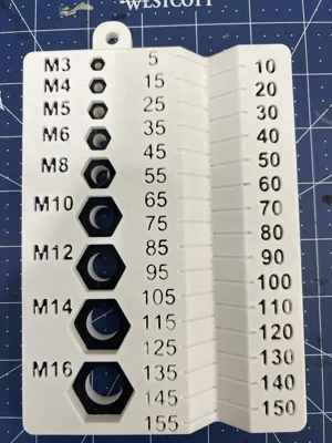 Nut & Bolt Sorting Tool (M3-M16) by Madtrap MakerWorld: Download Free ...