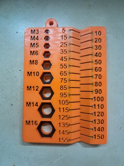 Nut & Bolt Sorting Tool (M3-M16) by Madtrap - MakerWorld