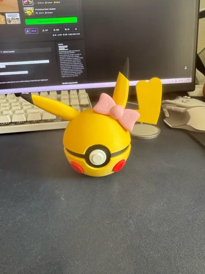 #0025 Female Pikachu by N3D MakerWorld: Download Free 3D Models