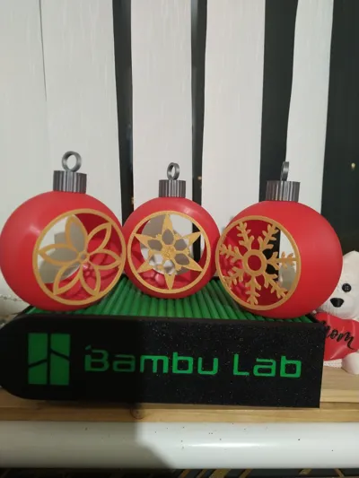 Ornament Sphere Tealight 2024 by eMarrs - MakerWorld