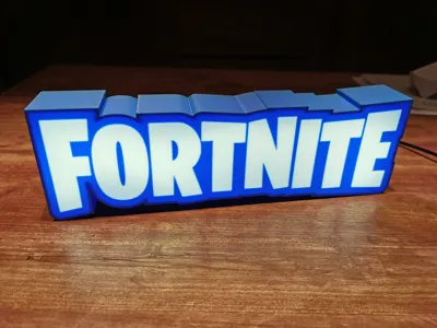 Fortnite Logo LED Lightbox by Tbasing - MakerWorld