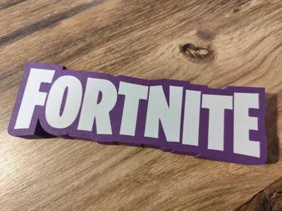 Fortnite Logo LED Lightbox by Tbasing MakerWorld: Download Free 3D Models