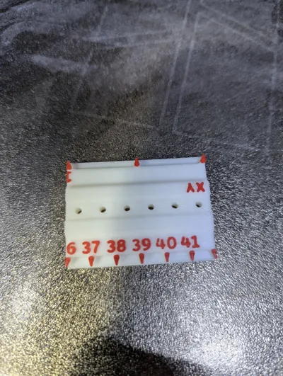 Gridfinity Ruler MKII [7 Unit Length] by engineering by coincidence ...