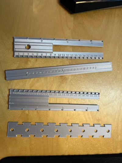 Gridfinity Ruler MKII [7 Unit Length] by engineering by coincidence ...