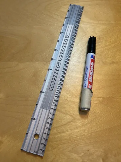 Gridfinity Ruler MKII [7 Unit Length] by engineering by coincidence ...