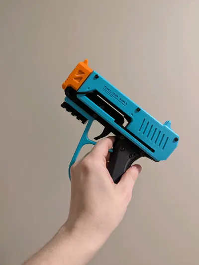 Shell ejecting Nerf string blaster by HAckerDpro MakerWorld: Download ...