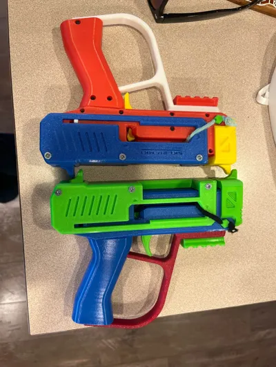 Shell ejecting Nerf string blaster - Free 3D Print Model - MakerWorld