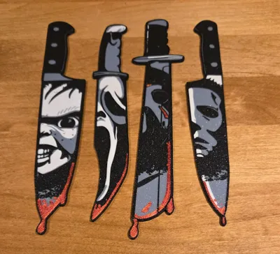 Horror Knives - Free 3D Print Model - MakerWorld