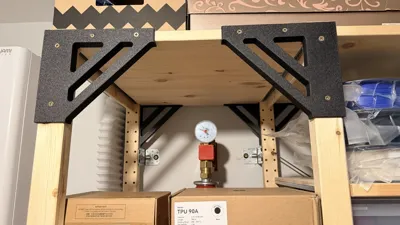 IKEA IVAR corner brackets - Free 3D Print Model - MakerWorld