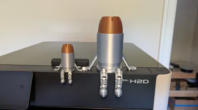 Bullet with articulated legs - Free 3D Print Model - MakerWorld