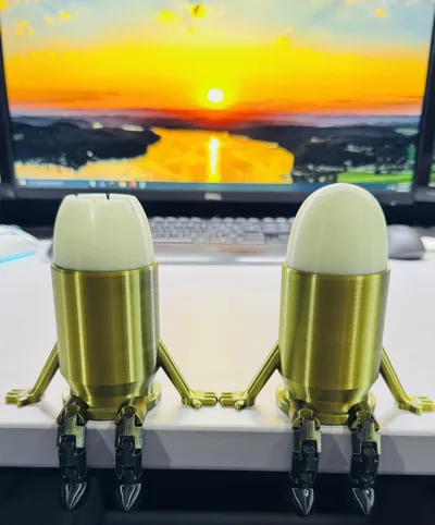 Bullet with articulated legs by JB Custom Designs - MakerWorld