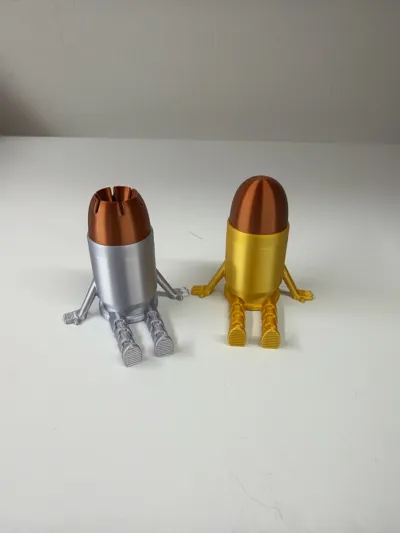 Bullet with articulated legs - Free 3D Print Model - MakerWorld