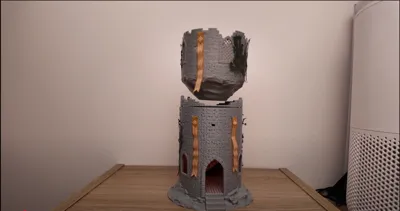 Floating Mage Tower - Magnetic Levitation Light by MaKim MakerWorld ...