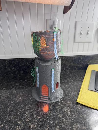 Floating Mage Tower - Magnetic Levitation Light by MaKim MakerWorld ...