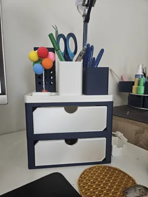 Modular Desktop Organizer by McDaddy23 MakerWorld: Download Free 3D Models