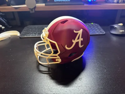 Alabama Crimson Tide Football Helmet by animuL67 MakerWorld: Download ...