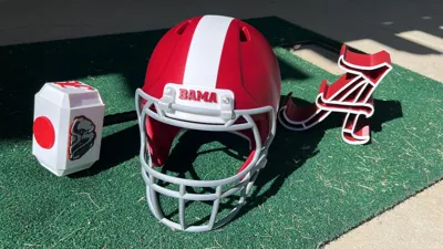 Alabama Crimson Tide Football Helmet - Free 3D Print Model - MakerWorld