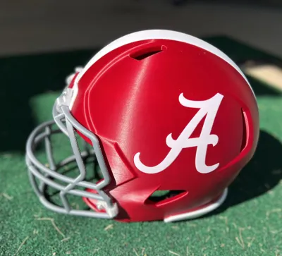 Alabama Crimson Tide Football Helmet - Free 3D Print Model - MakerWorld