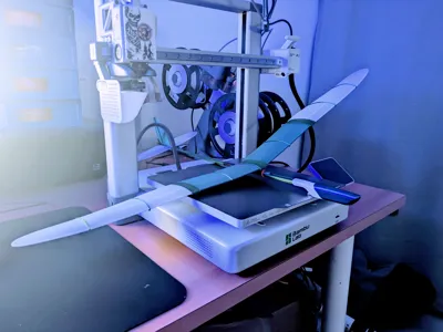 Free-flight glider "Albatross" by Arty_SC MakerWorld: Download Free 3D Models