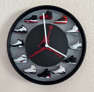 The Jordan Clock by leocaimmi MakerWorld: Download Free 3D Models