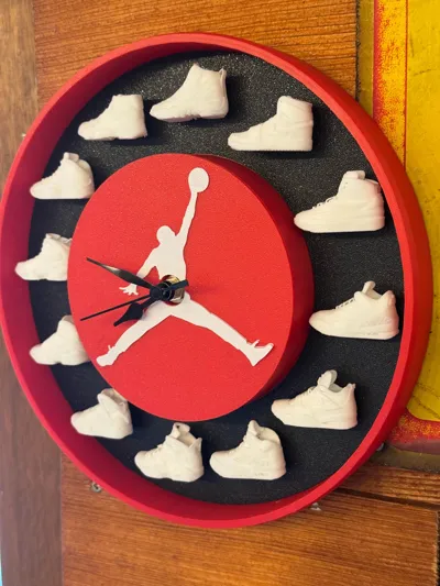 The Jordan Clock by leocaimmi MakerWorld: Download Free 3D Models
