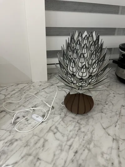 PrismaPetal V2 - A Fully 3D Printed Lamp by Modular Mapping MakerWorld: Download Free 3D Models