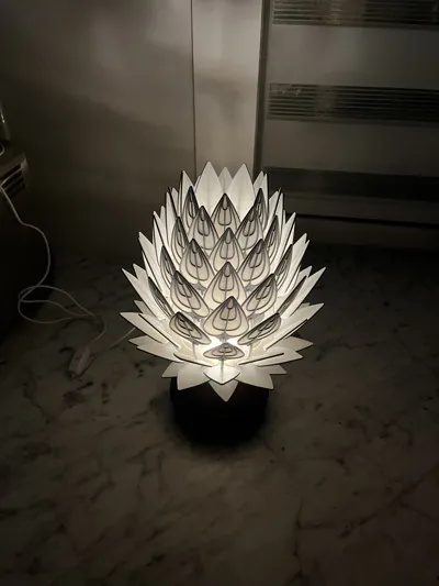 PrismaPetal V2 - A Fully 3D Printed Lamp by Modular Mapping MakerWorld: Download Free 3D Models