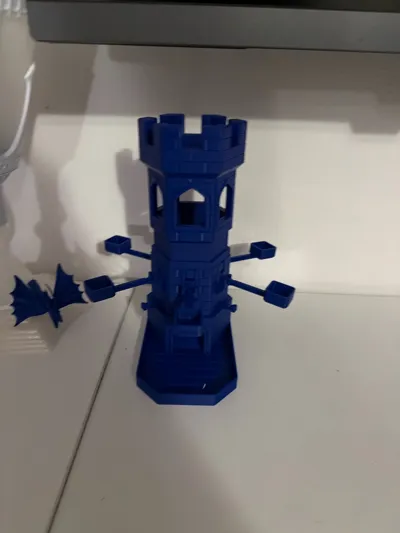 Catapult dice tower - Free 3D Print Model - MakerWorld