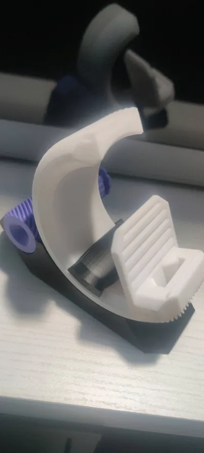 Herringbone Gear Phone Stand Pork3D by Pork3D.com by Pork3D - MakerWorld