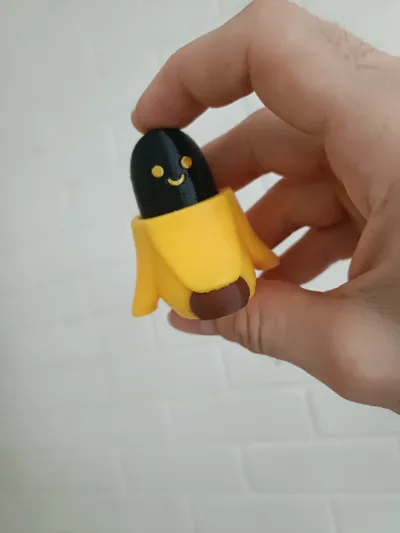 Cute Banana Keyboard Clicker - No Supports by 3DeepDesigns MakerWorld ...