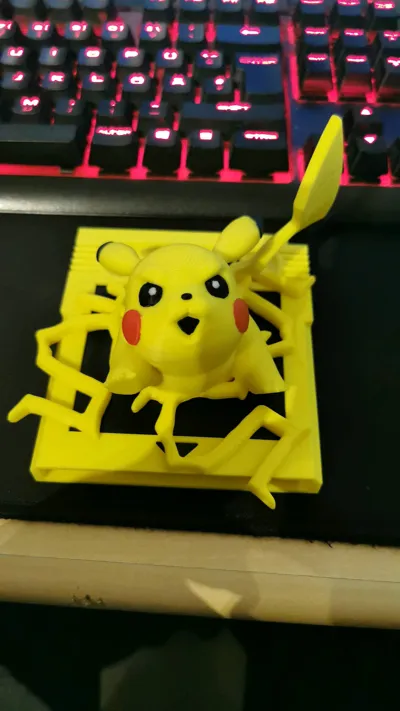 Pokemon Yellow Pikachu Game Boy Nintendo Cartridge by Nostalgic 3D ...