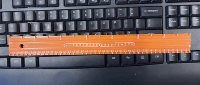Gridfinity Ruler MKII LTR Version [7 Unit Length] - Free 3D Print Model ...