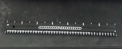 Gridfinity Ruler MKII LTR Version [7 Unit Length] - Free 3D Print Model ...