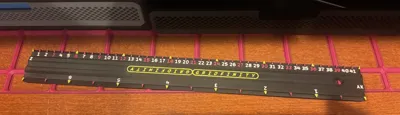 Gridfinity Ruler MKII LTR Version [7 Unit Length] by engineering by ...