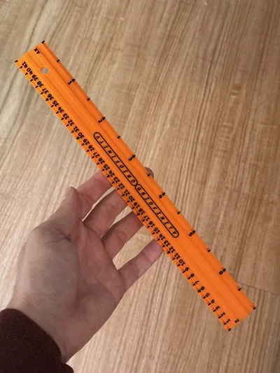 Gridfinity Ruler MKII LTR Version [7 Unit Length] - Free 3D Print Model ...