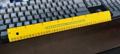 Gridfinity Ruler MKII LTR Version [7 Unit Length] - Free 3D Print Model ...
