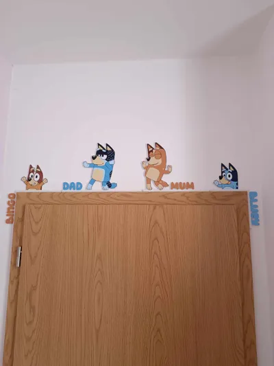 Bluey Door Corner (2 AMS Version) by dakjones82 - MakerWorld